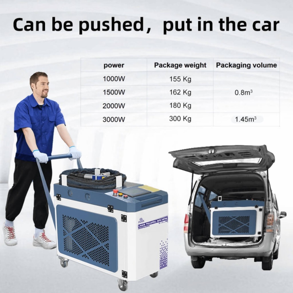 Handheld Continuous Fiber Laser Cleaning Machine