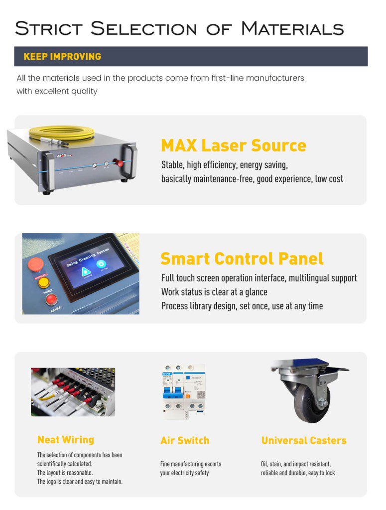 Handheld Continuous Fiber Laser Cleaning Machine